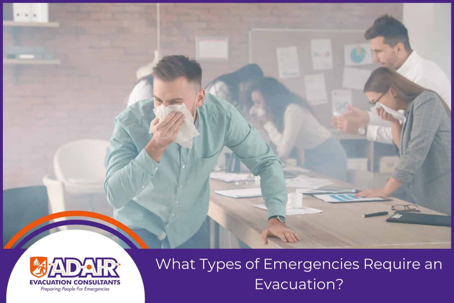 Emergency plan: which emergencies require an evacuation
